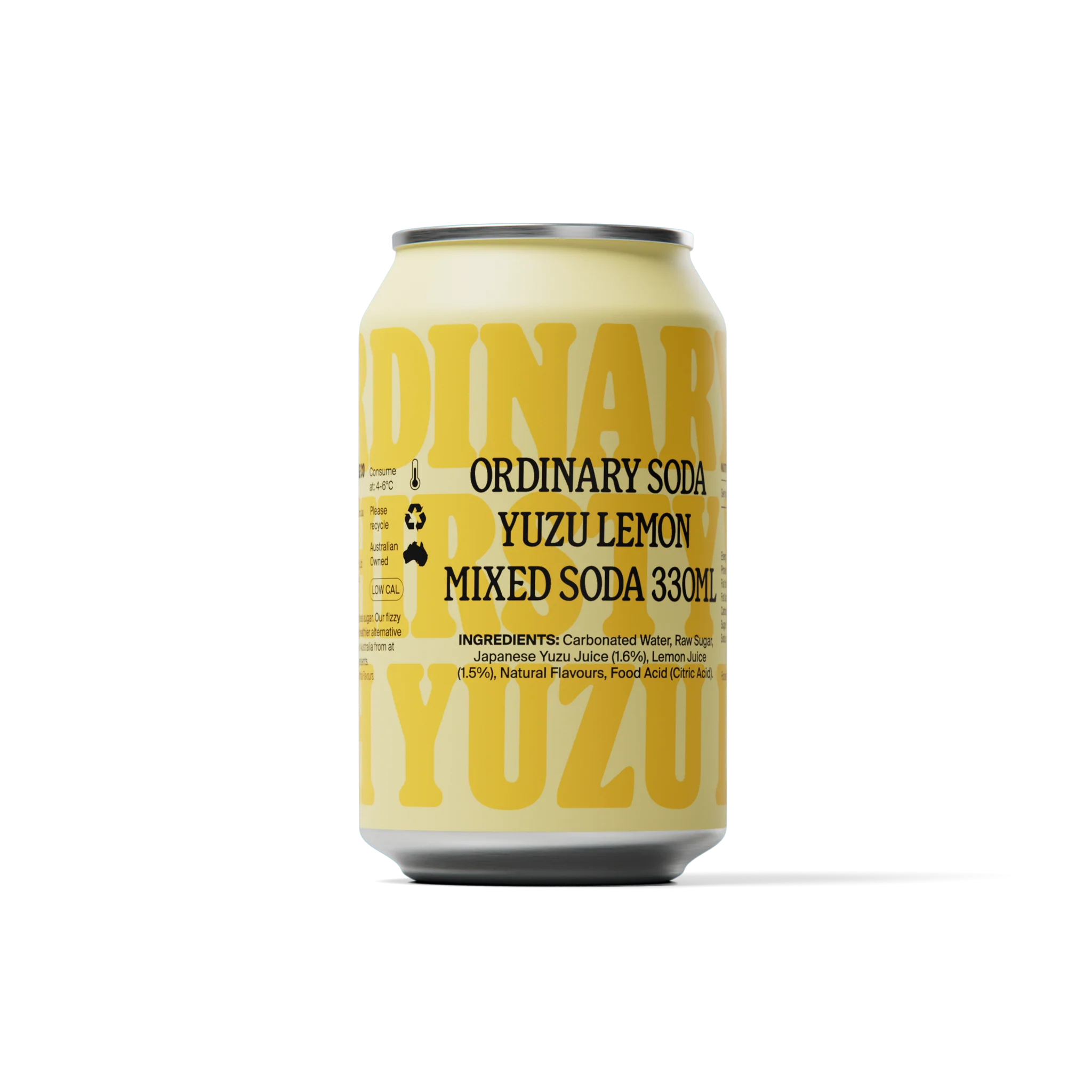 Ordinary Soda Yuzu Lemon 330ml | The Local Basket