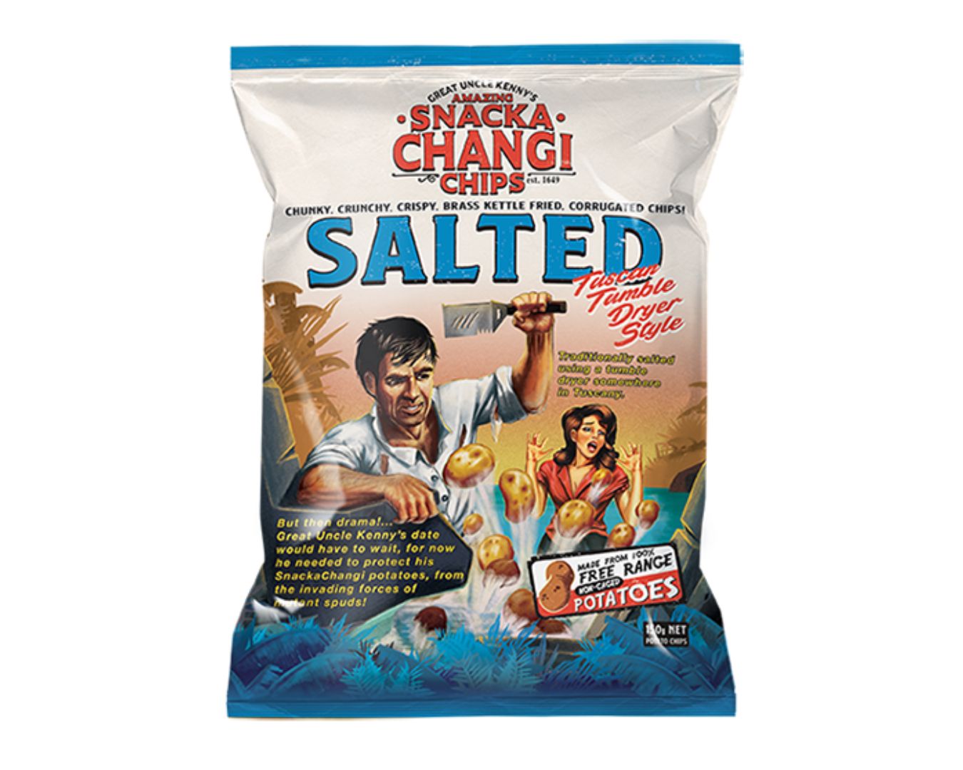 SnackaChangi Salted Potato Chips | The Local Basket